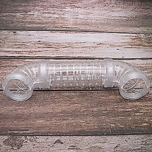 Hamster Tube Hamster Tubes Hamster Tunnels Transparent Curved Pipe Small Animals Pet Cage DIY Tunnel Excercise Toy for Mouse Gerbil Chinchilla Squirrel