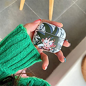 Airpods 3 Case The Third Generation Airpods 3D Fashion Cute Cartoon Character Theme Design Protective case, Suitable for Airpods 3 Wireless Charging, with Keychain Airpods 3 case (Black and White)