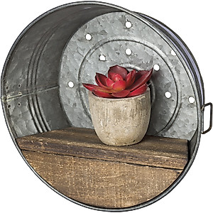 Primitives by Kathy Round Pan Decorative Shelf