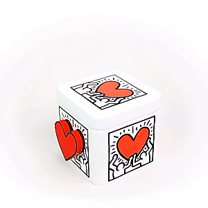 Keith Haring Lovebox | Mother's Day Luxury Gift | Gift for Art Lover | Gifts for Boyfriend, Girlfriend, Couple