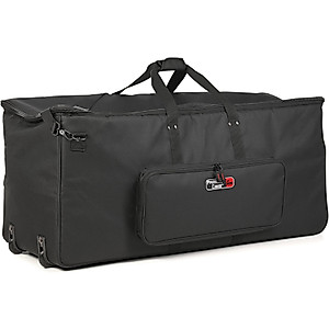 Gator Cases Large Electric Drum Kit Bag with Adjustable Velcro Divider System and Wheels; (GP-EKIT3616-BW)