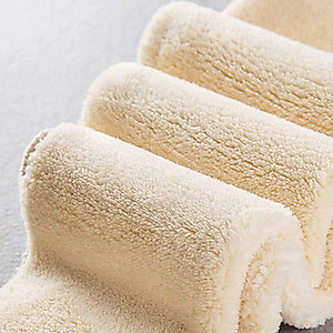 Fleece Lined Corduroy Pants for Women's Winter Warm Sweatpants Plush Sherpa Long Trousers Thick Jogger Pants Brown