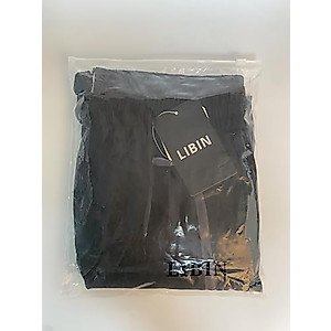 Libin Men's Lightweight Joggers Quick Dry Cargo Hiking Pants Track Running Workout Athletic Travel Golf Casual Outdoor Pants, Black M