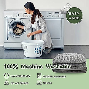 DANDMLLC Weighted Blanket, 10 lbs Wearable Blanket Hoodie, Bead Filled Weighted Hoodie Helps Sleep, Heavy Blanket with Pocket for Bed, Machine Washable Oversized Poncho for Adults