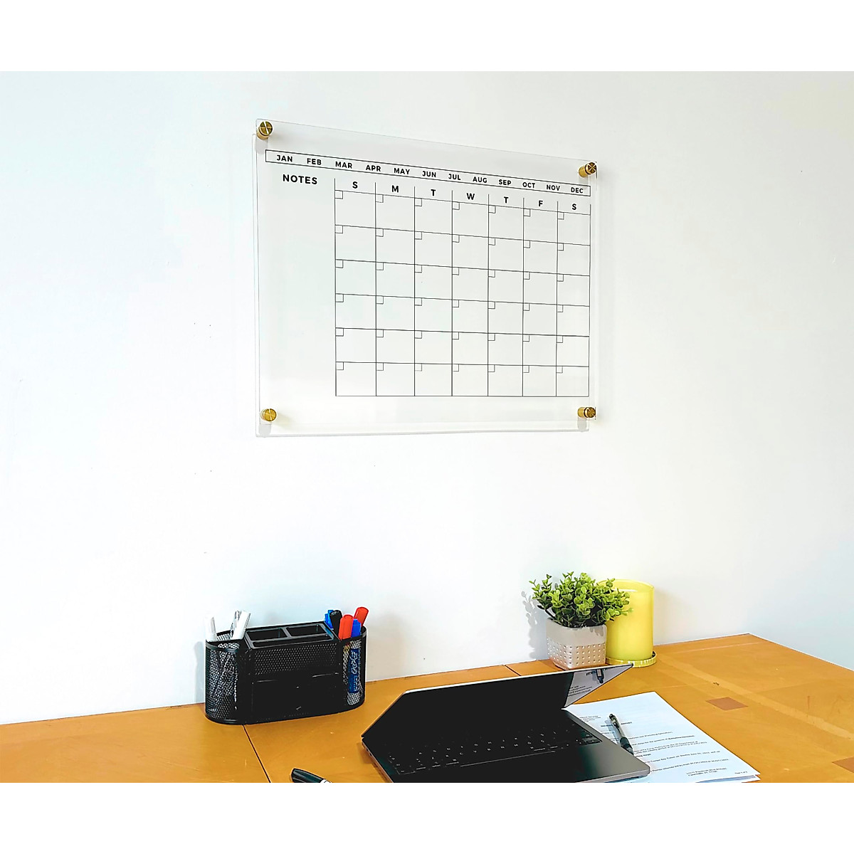 Personalized Wall Calendar 2024 - Personalized Calendar 2024, Dry Erase Board, Wall Calendar, Monthly and Weekly Calendar, Housewarming Gift, Custom To-Do List