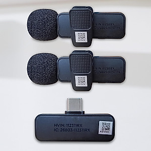 BOYA Wireless Lavalier Microphone for Android USB C Smartphone Tablet External Noise Canceling Mini Lapel Type C Microphone for iPhone 15 Clip-On Mic for Video Recording Podcast YouTube Live Streaming