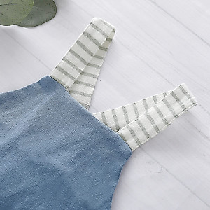 Newborn Boy Clothes White Stripes Boys Overalls One-Piece 12 Month Boy Clothes Simplee Kids