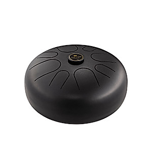 Meinl Sonic Energy Steel Tongue Drum 8 Notes 16" with Mallets, Bag — Sound Healing Instrument for Musical Education, Meditation, ASMR, Yoga
