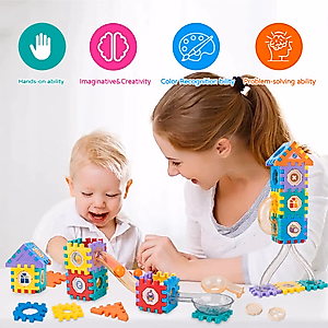 TAKIHON Marble Run Race Track Toys,192PCS Building Blocks Set with Ball,DIY Building Toys,STEM Educational Toys,Gift for Kids,Toddlers,Boys,Girls