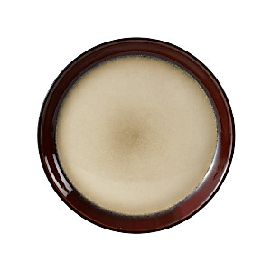 Pfaltzgraff Aria Red 16-Piece Stoneware Dinnerware Set, Service for 4 Black