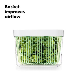 OXO Good Grips GreenSaver Produce Keeper - 4.3 Qt,White