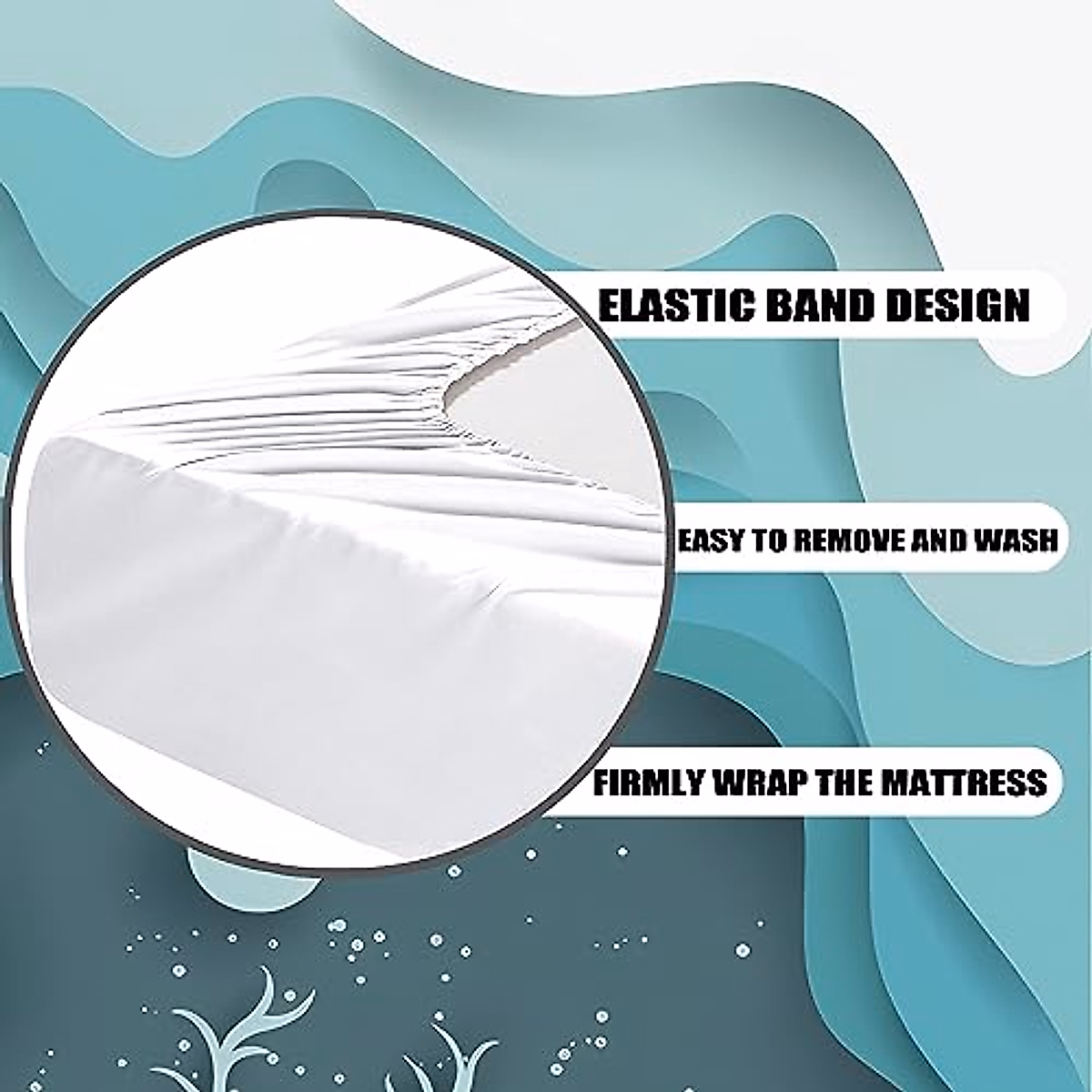 Halloween Sheets Full Size, Pumpkin Geometric Bed Sheets, Patterned Bedding Sheets & Pillowcases 4 Piece Set - Soft Microfiber Deep Pocket Fitted Sheet & Flat Sheet & 2 Pillow Cases M5-&-97