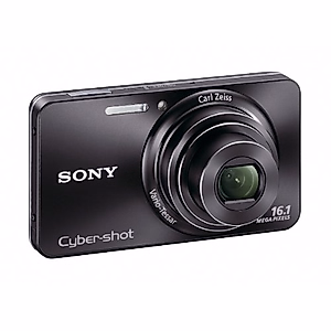 Sony Cyber-Shot DSC-W570 16.1 MP Digital Still Camera with Carl Zeiss Vario-Tessar 5x Wide-Angle Optical Zoom Lens and 2.7-inch LCD (Black) (OLD MODEL)