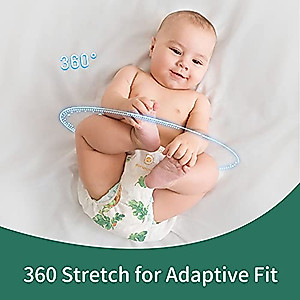 Dorahoney Baby Diapers Size M (12-18 lb),142 Count Disposable Baby Diapers, Soft and Breathable Diapers for Newborn, Skin-Friendly and Unscented Protection