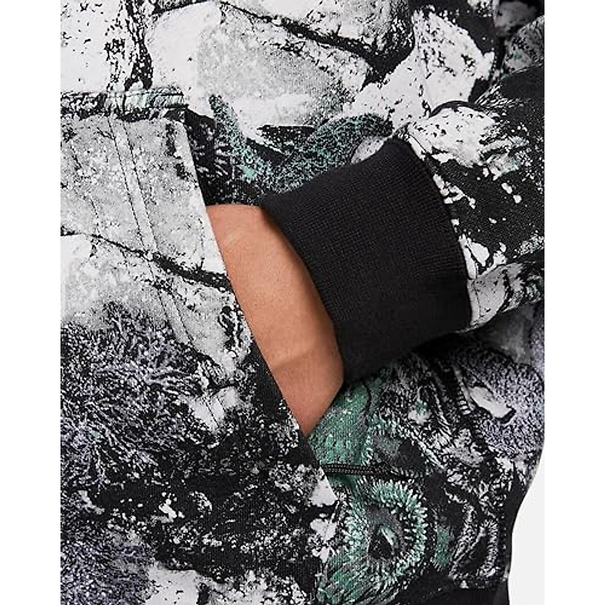 Nike ACG Therma-FIT Tuff Fleece Pullover Hoodie ADULT UNISEX (Standard, Large, Ashen Slate/Black/Summit White)