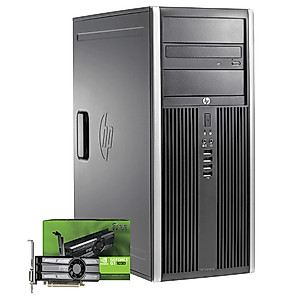 HP EliteDesk Gaming Computer Tower | Intel i7 (3.40GHz) | GeForce GT 1030 (2GB) GPU | 16GB DDR3 RAM | 1TB SSD Solid State | 5G-WiFi + Bluetooth | Windows 10 Pro | Home or Office PC (Renewed)