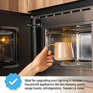 Mandala Crafts Frosted E26 A15 Incandescent 40w Appliance Light Bulbs Refrigerator Light Bulbs, Oven Light Bulbs, Microwave Light Bulbs, Stove Lightbulbs