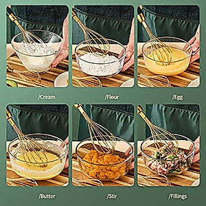 Egg Beater Food Mixer Egg Stainless Steel Material Buttercream Whisk Mixer Kitchen Utensil Cooking Tools 2 Sizes Egg Beaters Manual Kitchen Stainless