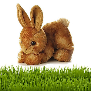 Aurora® Adorable Mini Flopsie™ Bitty Bunny™ Stuffed Animal - Playful Ease - Timeless Companions - Brown 8 Inches