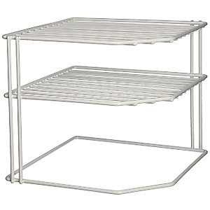 Grayline, White 40316, Corner Helper Shelf, 1-Pack