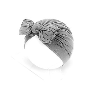 Newborn Baby Toddler Cotton Hat Baby Girl Knotted Hat Cute Donut Soft Turban Bow Cap Set (BHT 8)