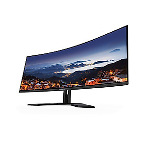 GIGABYTE G34WQC 34" 144Hz Ultra-Wide Curved Gaming Monitor, 3440 x 1440 VA 1500R Display, 1ms (MPRT) Response Time, 90% DCI-P3, VESA Display HDR400, FreeSync Premium, Black (G34WQC-SA)