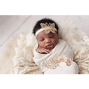 FANFAN Maternity Sash Belt Pregnant Wedding Sash Belt Bridal Sash Belts Y01 (champange)