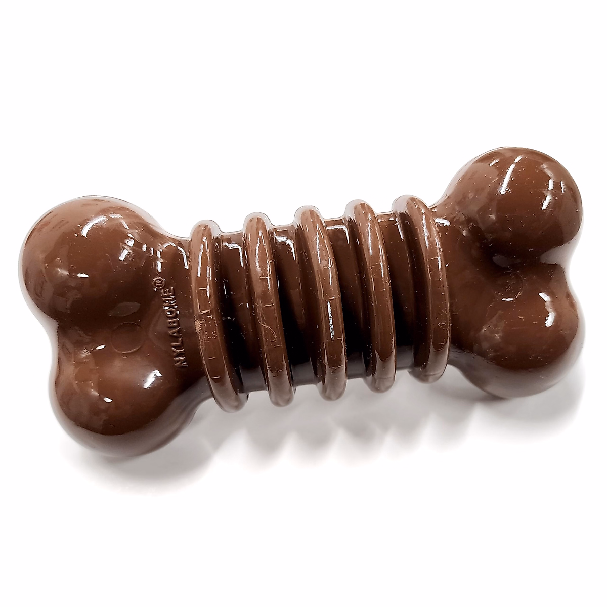 Nylabone Flexi Chew Chill & Chew Toy for Dogs with Treat Pockets Medley Flavor, Medium/Wolf - Up to 35 lbs. (1 Count)