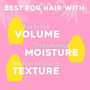 OGX Strength Length + Golden Turmeric Conditioner with Milk to Soothe Scalp Nourish Hair, Ayurveda SulfateFree Surfactants for Stronger Longer Hair, Coconut, 13 Fl Oz