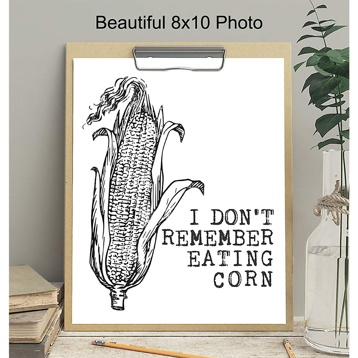 Bathroom Wall Art Decor - Restroom Sign, Guest Bath Decoration - Powder Room or Rest Room Print - Funny 8x10 Poster - Unique UNFRAMED Gift