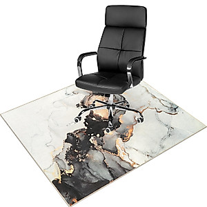Anidaroel Office Chair Mat for Hardwood/Tile Floor, 48"x60" Desk Chair Mat for Office Gaming, Under Desk Rug for Rolling Chair, Anti-Slip Computer Chair Mat, Low-Pile Carpet Protector Rug
