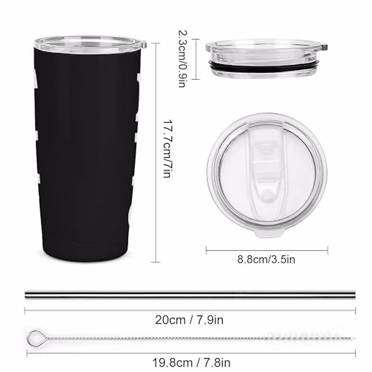 Best Mother in The Galaxy 20 OZ Stainless Steel Tumbler Travel Car Coffee Mug with Straw Lid Cleaning Brush Coffee Tumbler Mug for Women Men