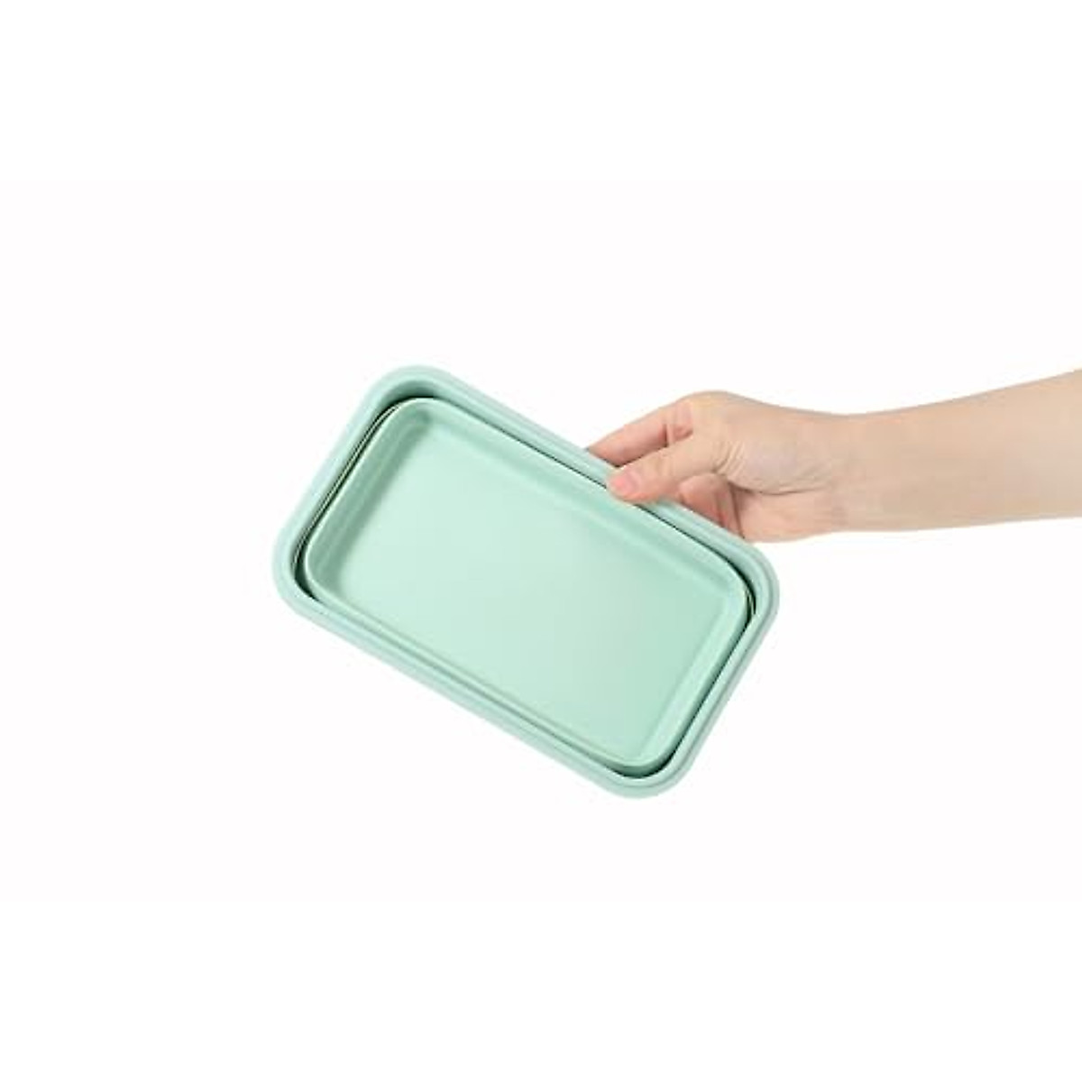 Josoft Collapsible Bowls with Lids 41oz Food-grade Silicone Bowl Free BPA,Folding Mixing Bowls Camping kitchen Essentials,Large and Smalls Nested to Save Space