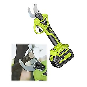 Electric Pruning Shears For Garden Cordless Rechargeable Power Scissors Tree Branch Cutters MAX 50mm(1.9 Inch) Cutting Diameter With LED Display Hedge, Trees, Branches & Twigs Shears Cutter ( Size : W