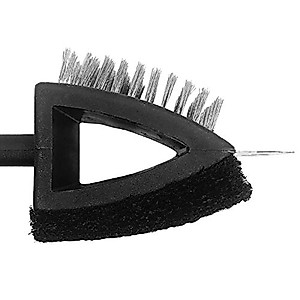 Barbecue Grill Brush Stainless Steel BBQ Easy Clean Tool Universal 3 in 1 Premium Brush