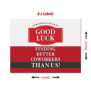 BRIGHTZY Coworker Leaving Gifts for Men & Women, Beer Labels, Bottle Opener Keychain and Carrier Gift Set, Good Luck Finding Better Coworkers Than Us