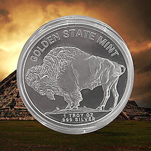 1 oz .999 Buffalo Authentic Silver Round