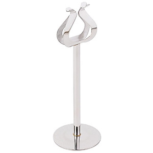 TrueCraftware- Set of 12 Stainless Steel 8" Table Card Stand Heavy Base- Table Number Holders Place Card Holder Table Picture Holder Wire Photo Holder Clips Picture Note Photo Stand