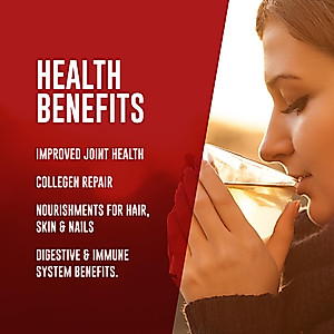 LonoLife Beef Bone Broth Sticks: 10g Protein, Keto Friendly - 10 Portable Servings