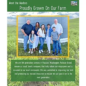 Small Brown Dry Lentils | 5 LBS Plastic Free Packaging | Family Farmed in Washington State | 100% Desiccant Free | Non-GMO | 100% Non-Irradiated | Kosher | Field Traced | Burlap Bag