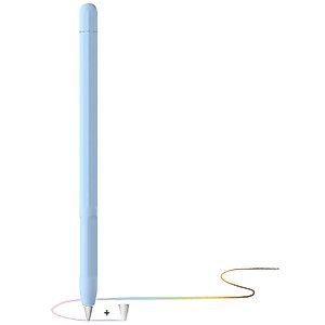 YINVA Case, Grip, Accessories Holder for Apple Pencil 1st Generation, Cover Sleeve with Protective Nib Cover for iPad Pencil(Blue)