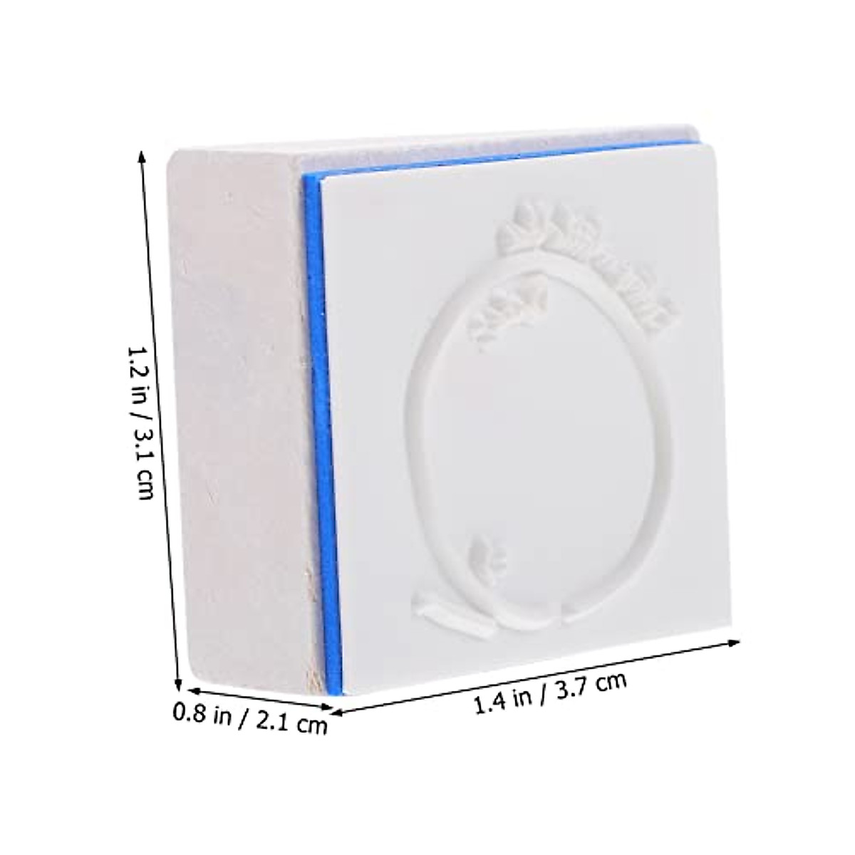 TEHAUX 2pcs Seal Hand Decor Bling Decor Ink Wooden Ink Stamp Planner Wooden for Crafting Wooden Scrapbook Seal DIY Seal Retro Scrapbook Stamp Automatic Rubber Combo Plate