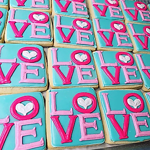 Antallcky Square Cookie Cutter Set-5 piece-2",2.5", 3", 3.5",4"Square Stainless Steel Biscuit Molds Fondant Cookie Cutter Set Pastry Mold-1 Inch Depth…