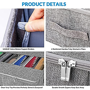 BOF Creations Under Bed Shoe Storage Organizers Pack of 2, Space Saving, Sturdy and Durable, Premium Material, Fit 10 Shoes for Students/Singles