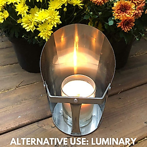 Walden Backyards Ash Scoop - Stainless Steel - Pellet and Coal Shovel - Fireplace and Fire Pit Cleaning Tool