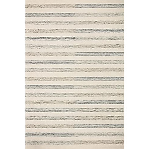 Loloi Chris Loves Julia x Chris Collection CHR-05 Ivory/Slate, Transitional 9'-3" x 13' Area Rug