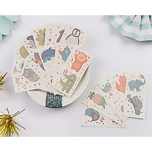 PapaKit Bundle - Temporary Fake Tattoo 72 Individually Wrapped Sheets - Cute Ocean Animals, Party Dinosaurs, Zoo Animals, Unicorn and Friends