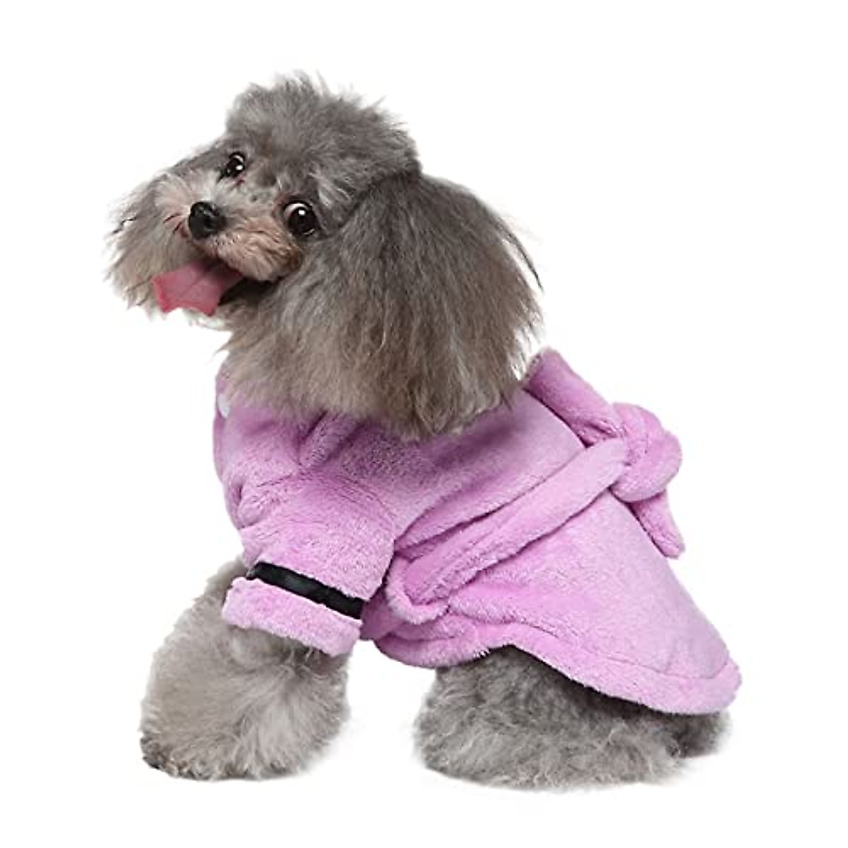 Medium Female Dog Clothes Pet Bath Hotel Nightgown Pajamas Bathrobe Apparel Towel Bathrobe Cat Clothes Teacup Chihuahua Sweaters