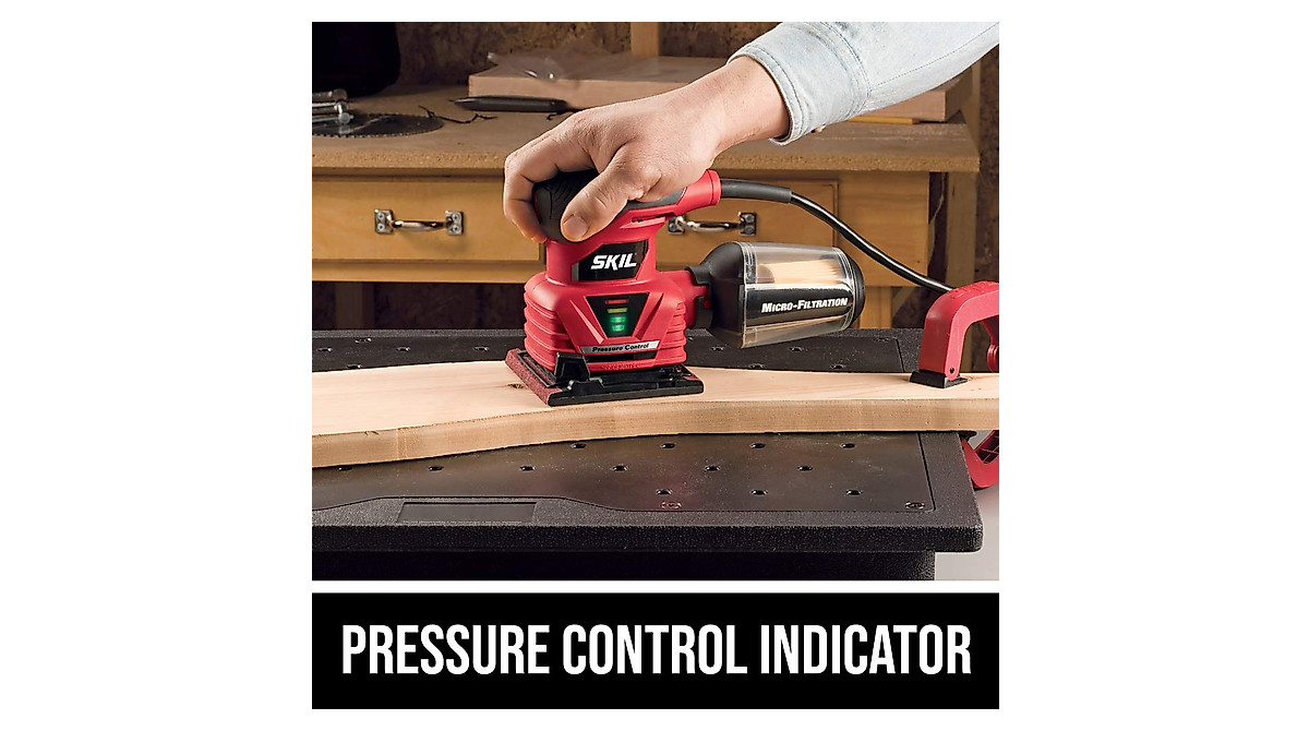 SKIL 7292-02 2.0 Amp Palm Sander - Pressure Control