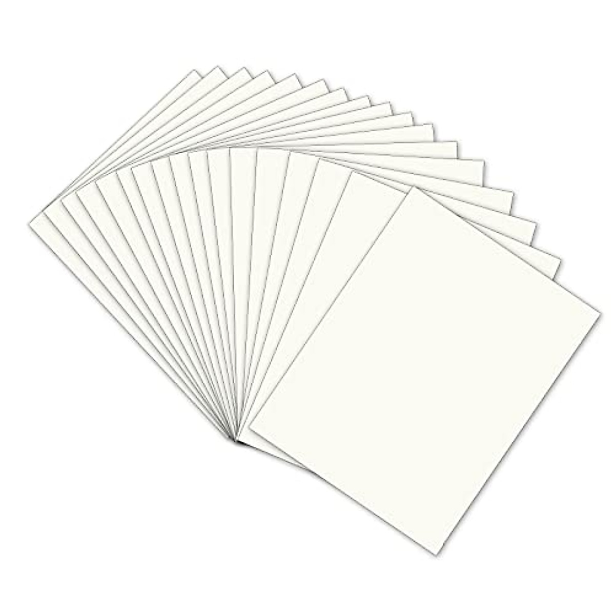 White Cardstock Smooth Card Stock Paper 8.25x11.5 inch 250gsm / 92lb Ivory White Cardboard Paper for Painting, Card Making and Craft Projects Blank Craft Paper